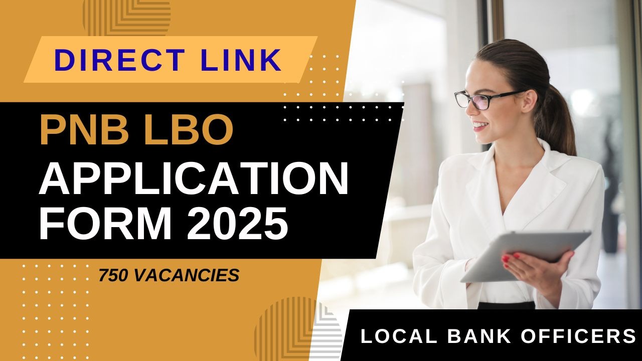 PNB LBO Application Form 2025 – Apply Online